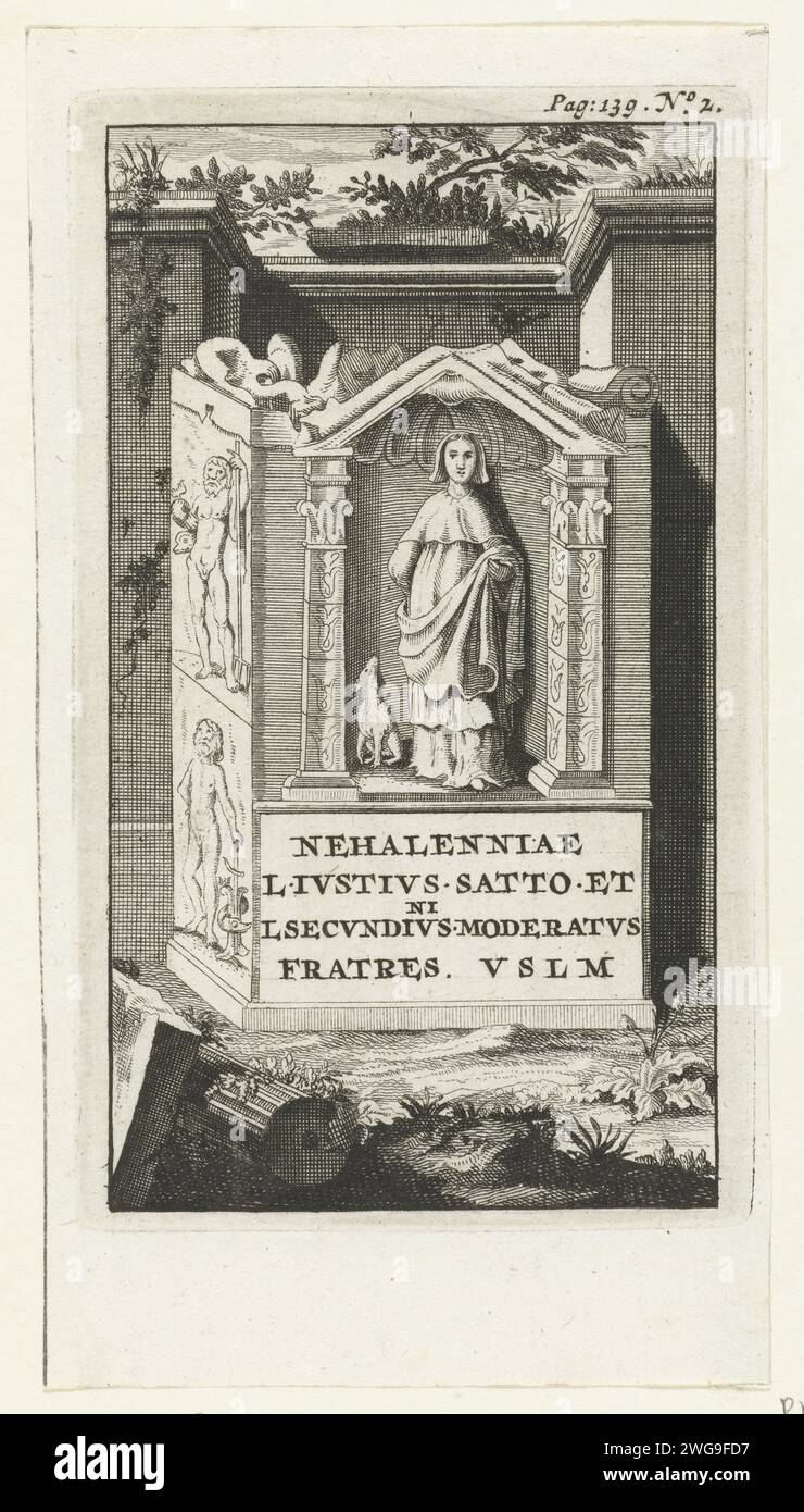Nehalennia -Altaar, 1713 - 1717 print Nehalennia altar. Netherlands ...