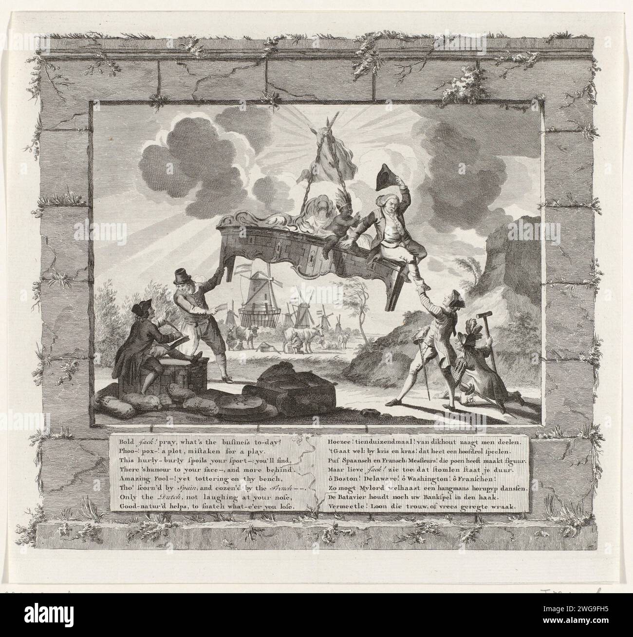 Anglo dutch war cartoon hi-res stock photography and images - Alamy