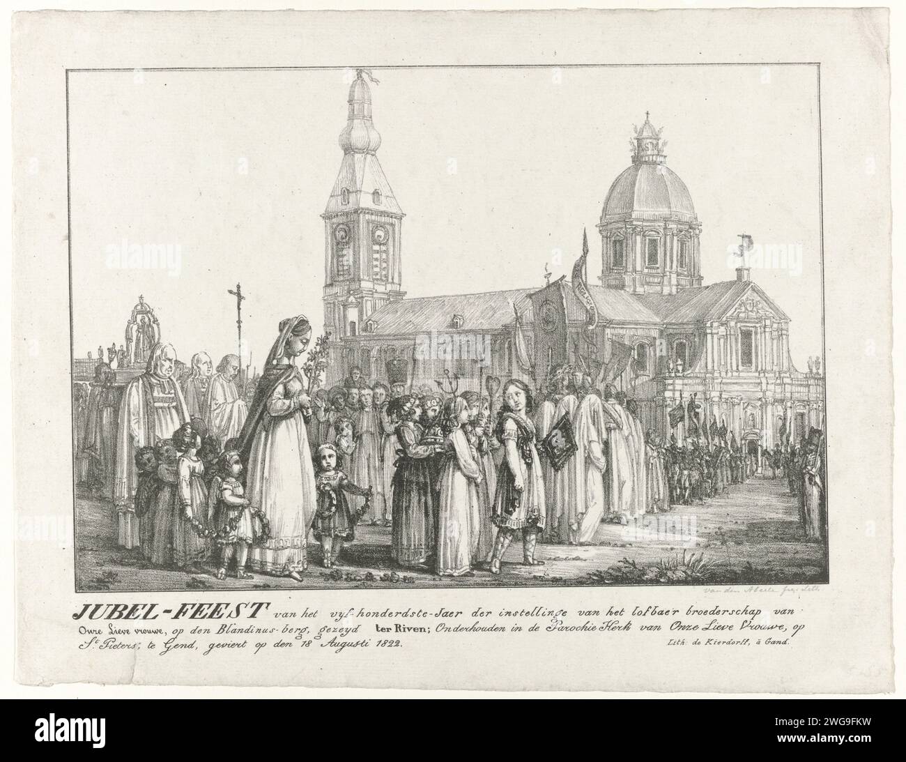 500-year anniversary of Brotherhood of Our Lady, on the Blandinus-Berg ...