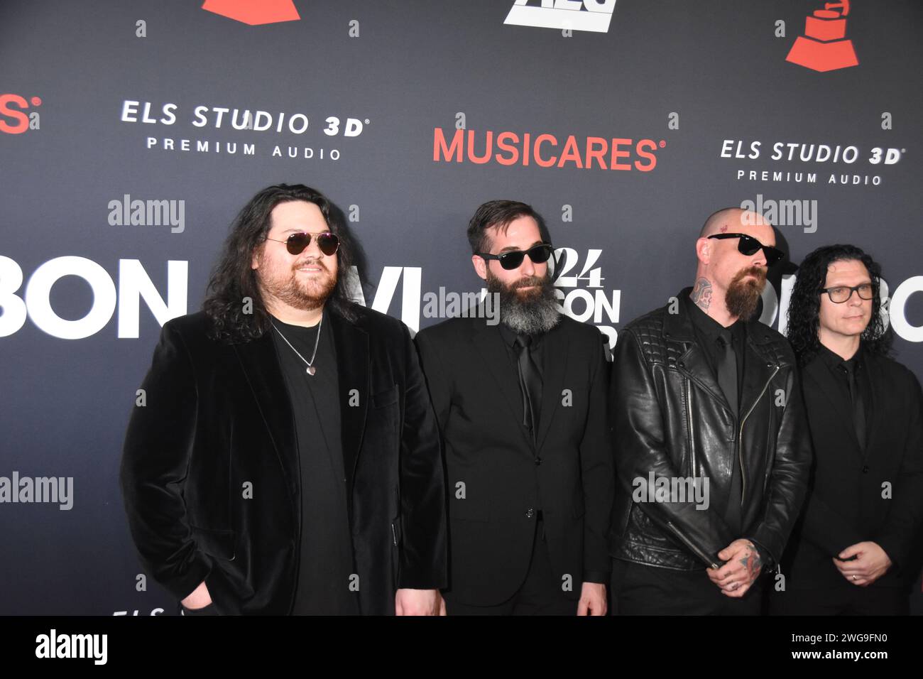 Los Angeles, California, USA 2nd February 2024 (L-R) Musician Wolfgang ...