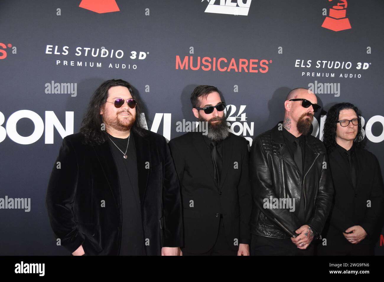 Los Angeles, California, USA 2nd February 2024 (L-R) Musician Wolfgang ...
