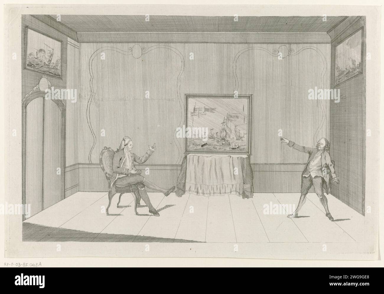 Cartoon on taking the Laurens ship and the armed neutrality, 1780 ...