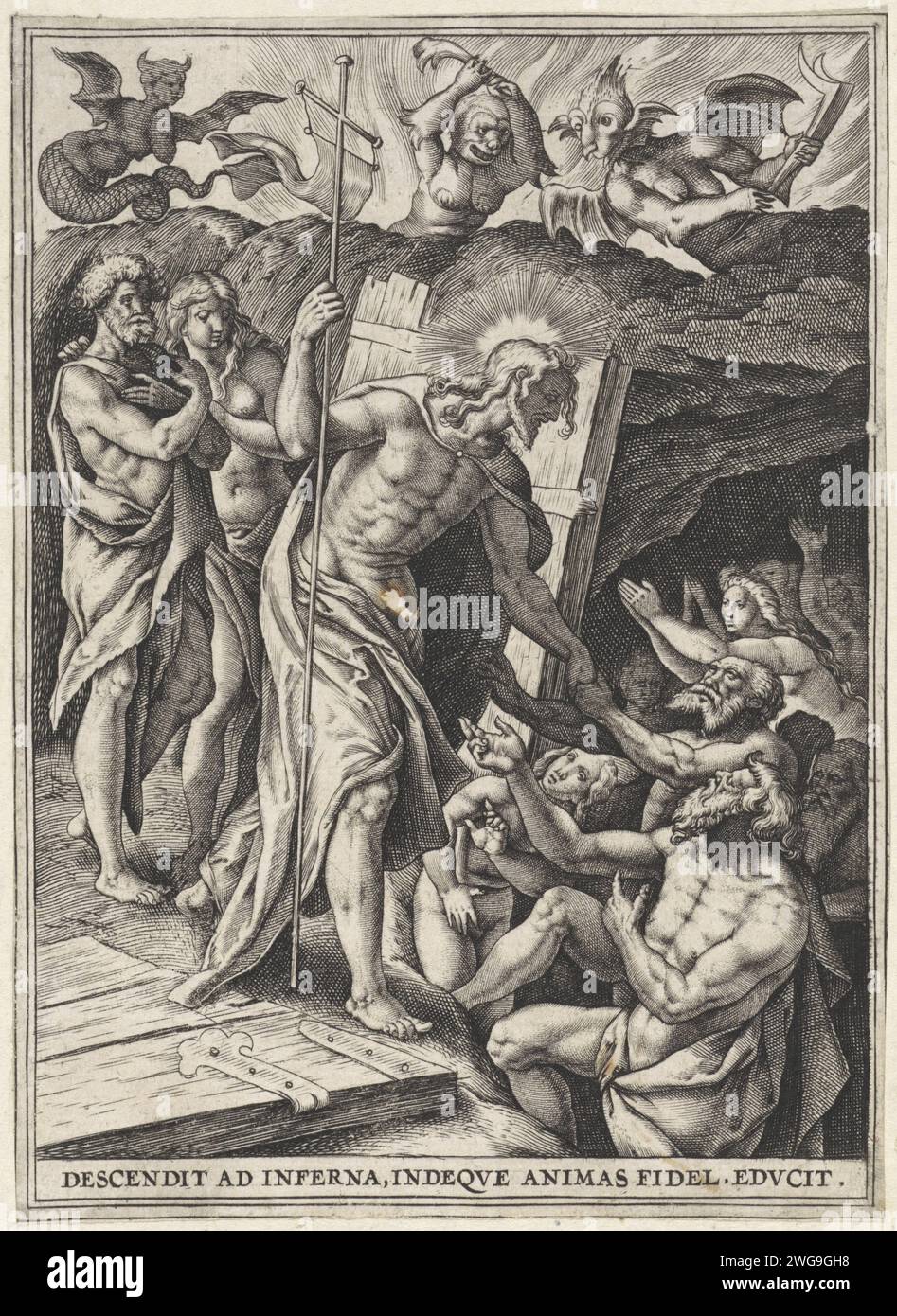 Christ in the Breepreken, Anonymous, After Maerten de Vos, 1560 - 1600 ...