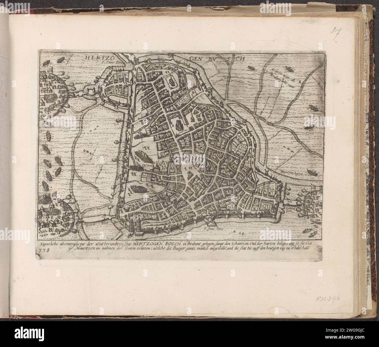 Siege of 's -Hertogenbosch, 1601, 1601 - 1603 print Failed siege of 's ...