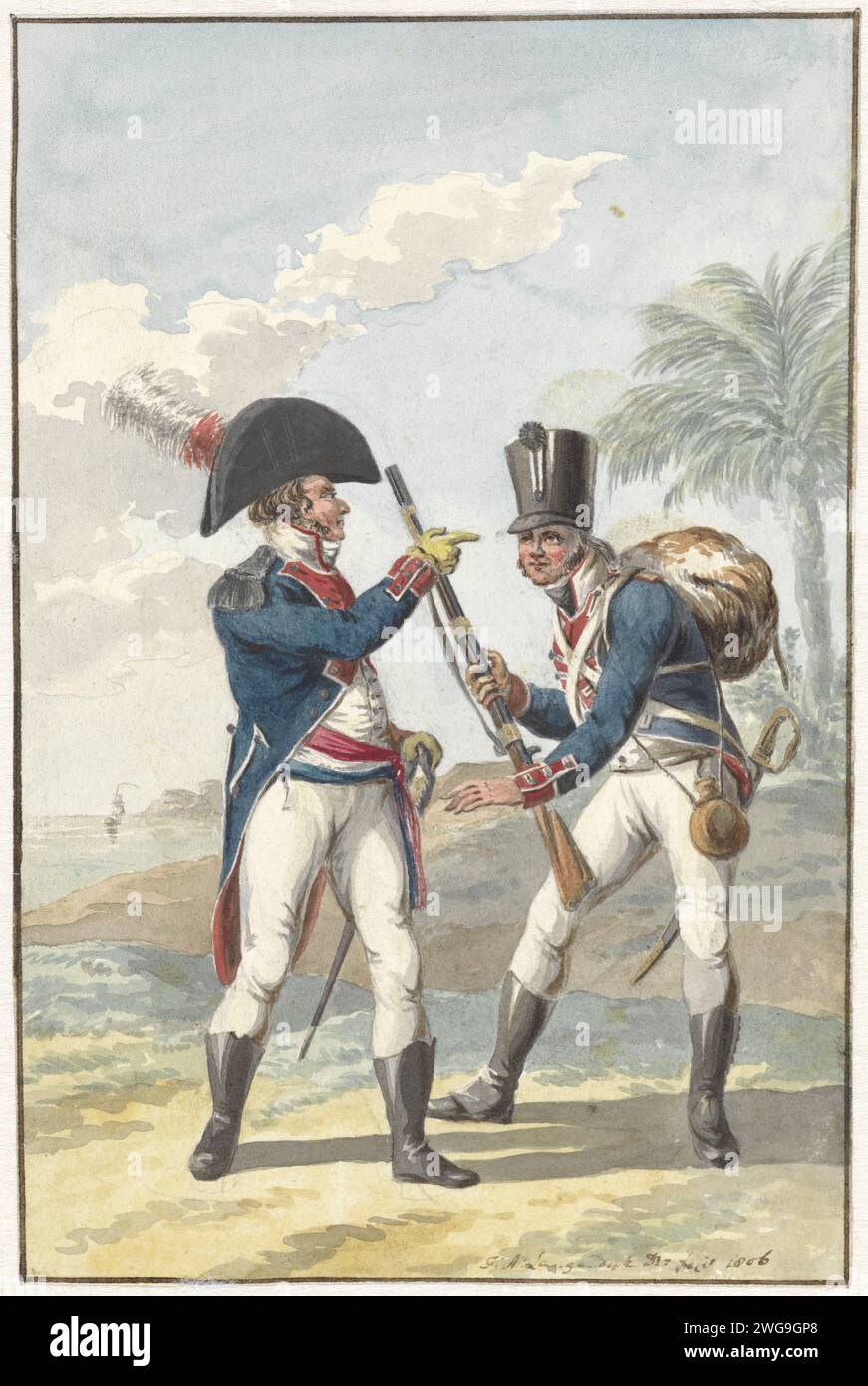 Batavian colonial infantry hi-res stock photography and images - Alamy