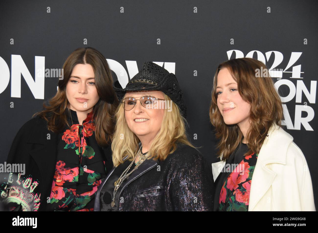 Los Angeles, California, USA 2nd February 2024 (L-R) Singer Rebecca ...