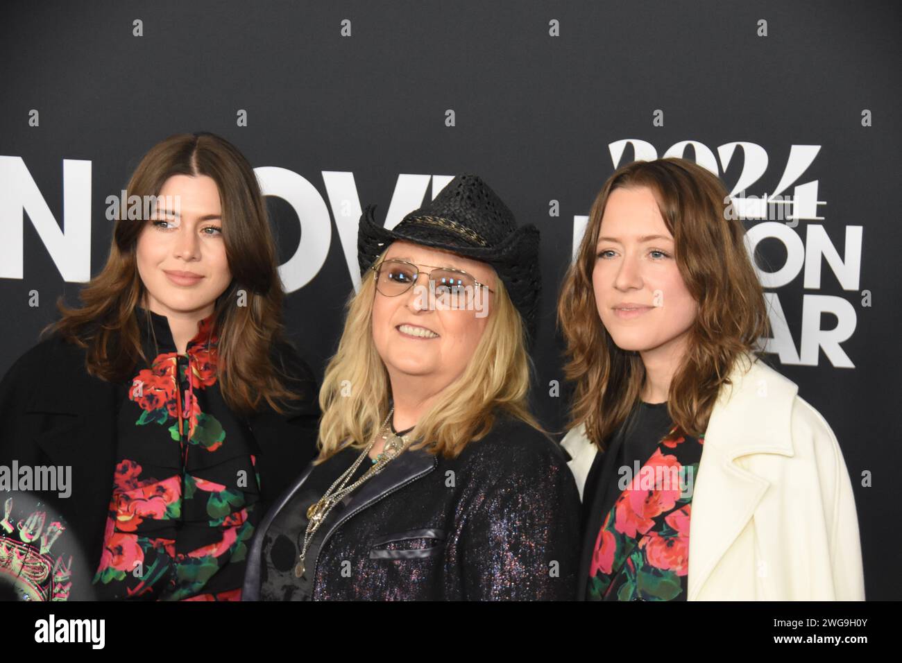 Los Angeles, California, USA 2nd February 2024 (L-R) Singer Rebecca ...