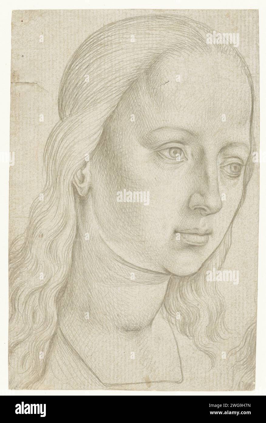 Head of a female saint or of Mary, Hugo van der Goes (Circle of), 1440 ...