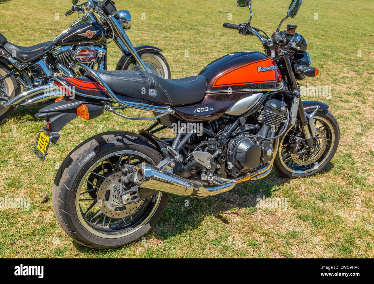 Kawasaki Z900 RS in-line four retro motorcycle Stock Photo - Alamy
