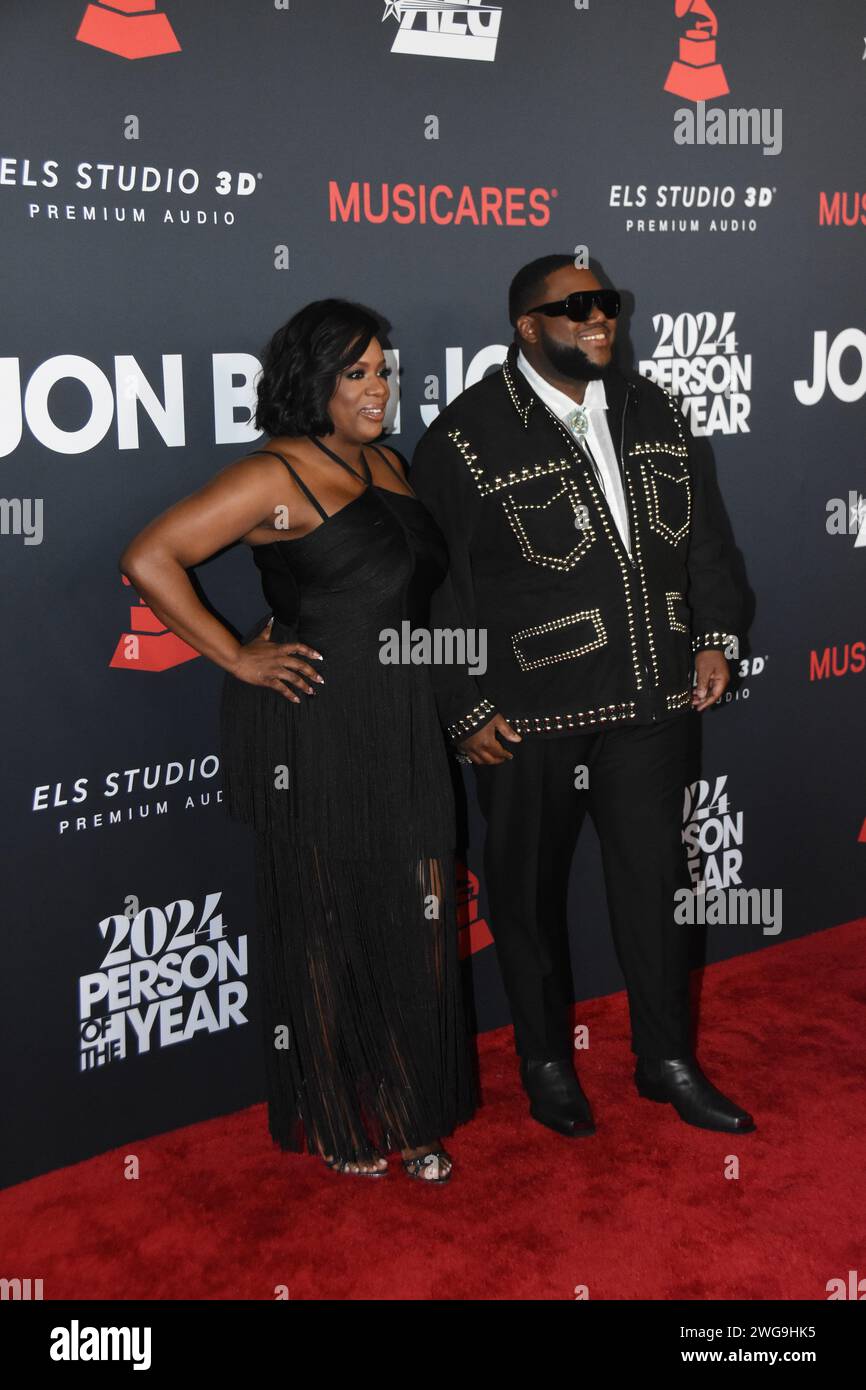 Los Angeles, California, USA 2nd February 2024 Singer Tanya Trotter and ...