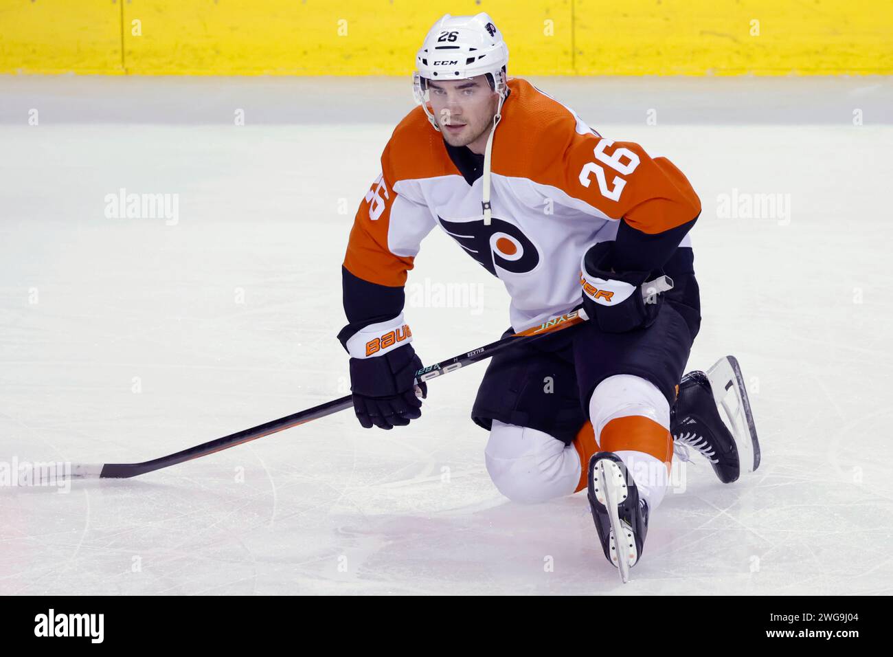 NHL profile photo on Philadelphia Flyers player Sean Walker at a game ...