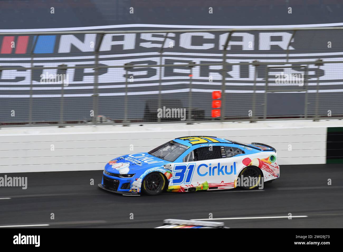 LOS ANGELES, CA - FEBRUARY 03: Daniel Hemric (#31 Kaulig Racing Cirkul ...