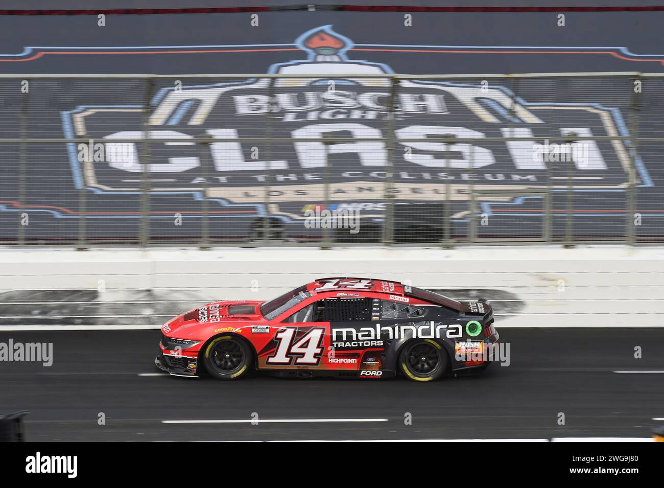 LOS ANGELES, CA - FEBRUARY 03: Chase Briscoe (#14 Stewart Haas Racing ...