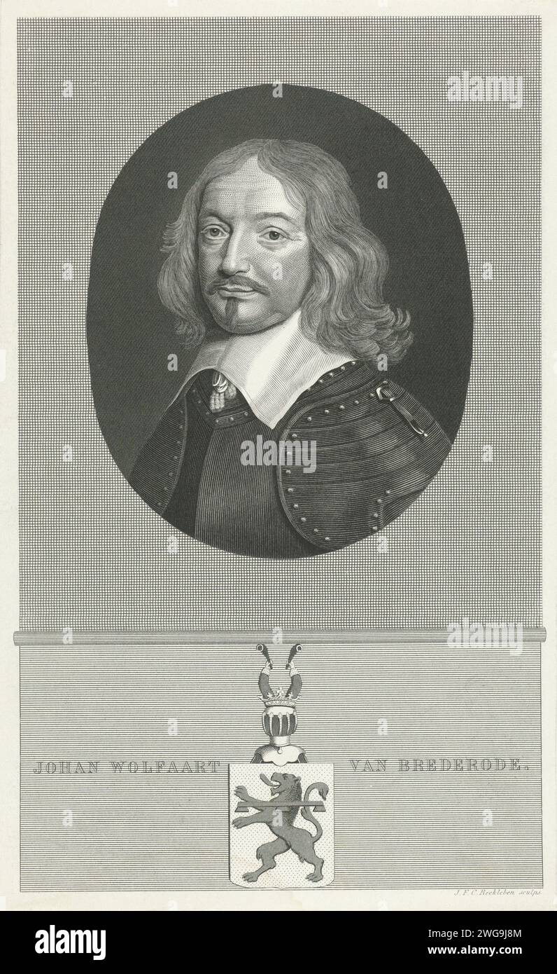 Portrait of Joan Wolfert van Brederode, Jan Frederik Christiaan ...