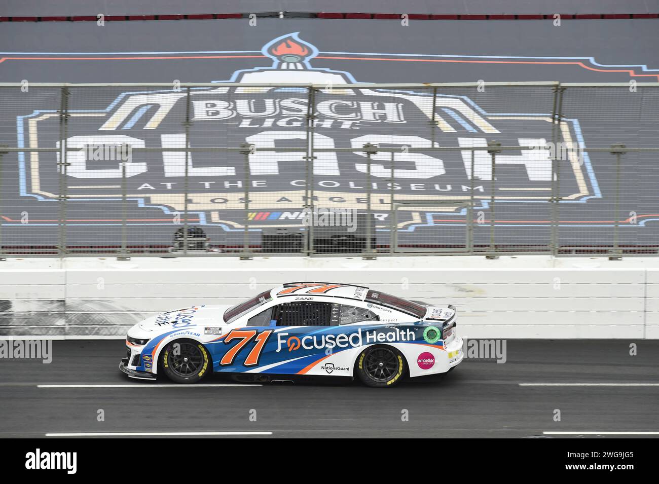 LOS ANGELES, CA - FEBRUARY 03: Zane Smith (#71 Spire Motorsports ...