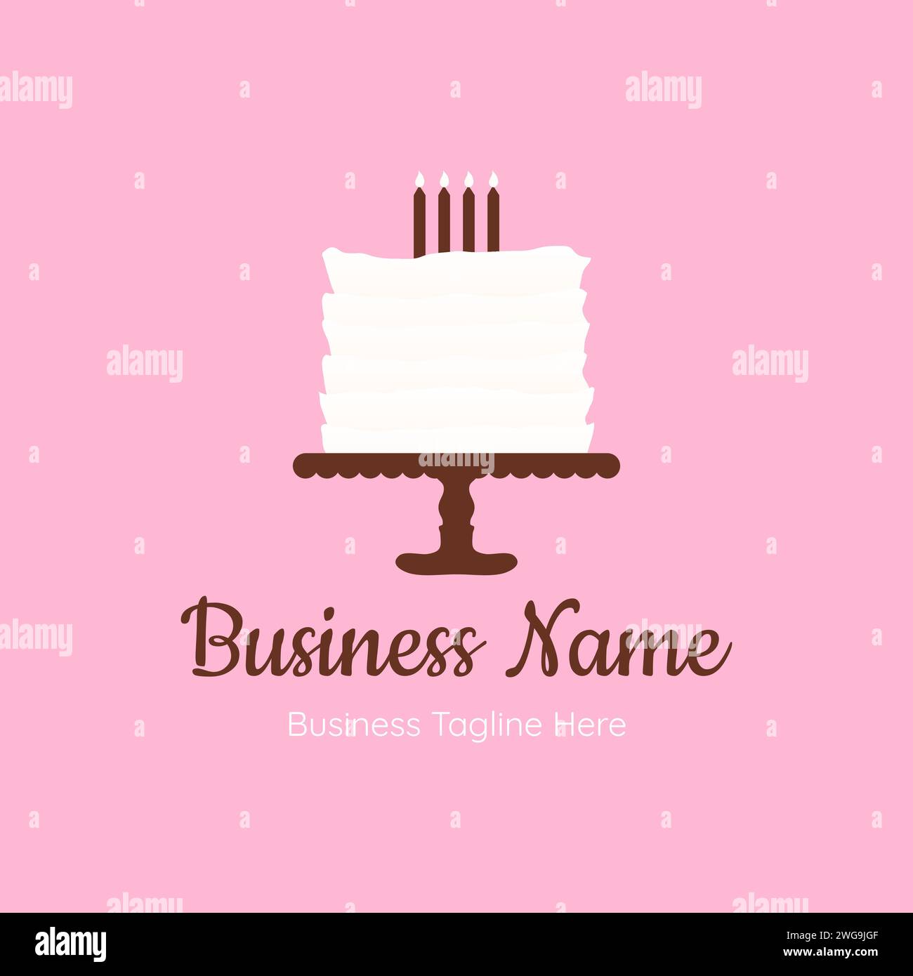 Sweet bakery logo hi-res stock photography and images - Alamy