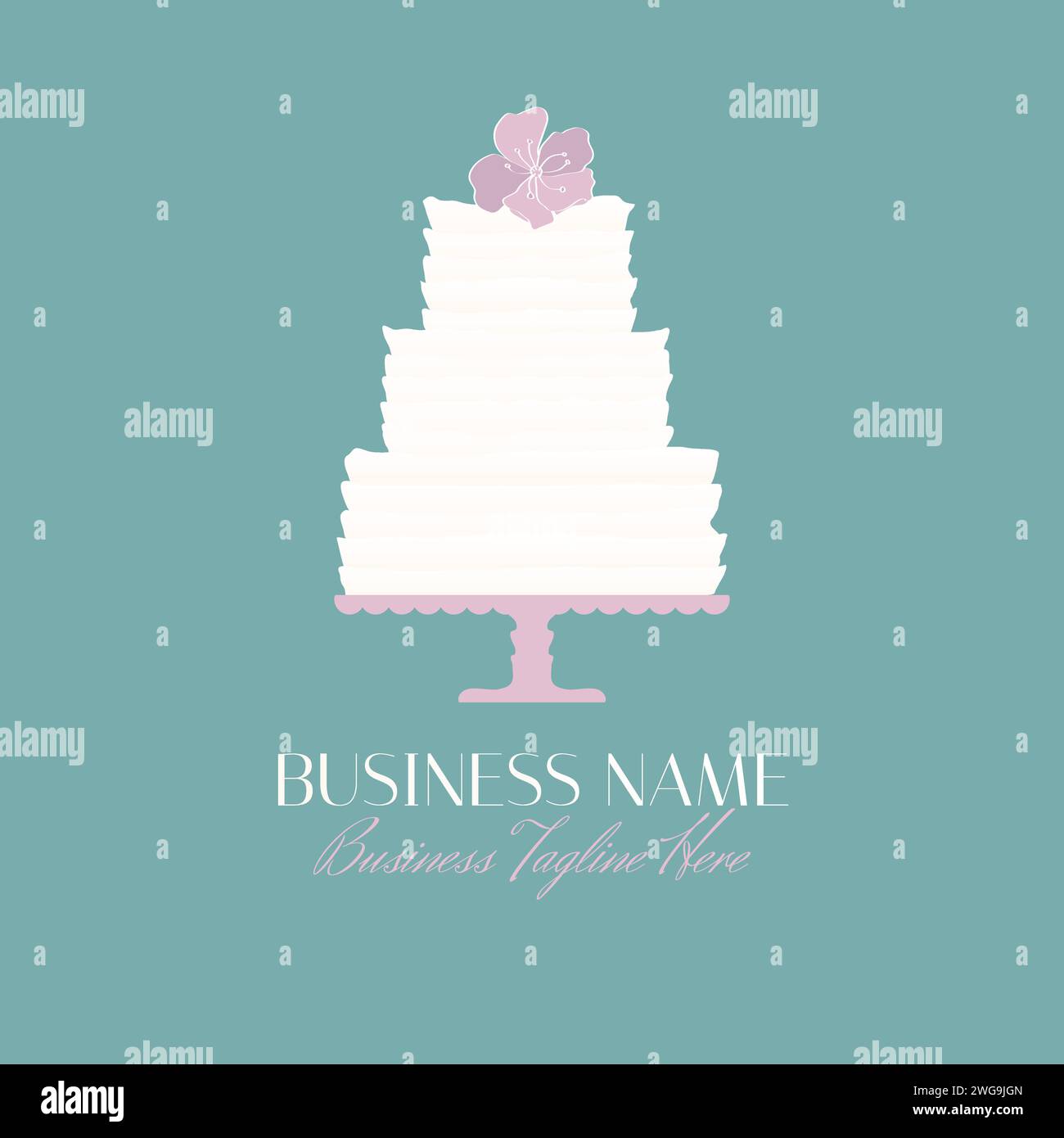 Sweet party logo simple hi-res stock photography and images - Alamy