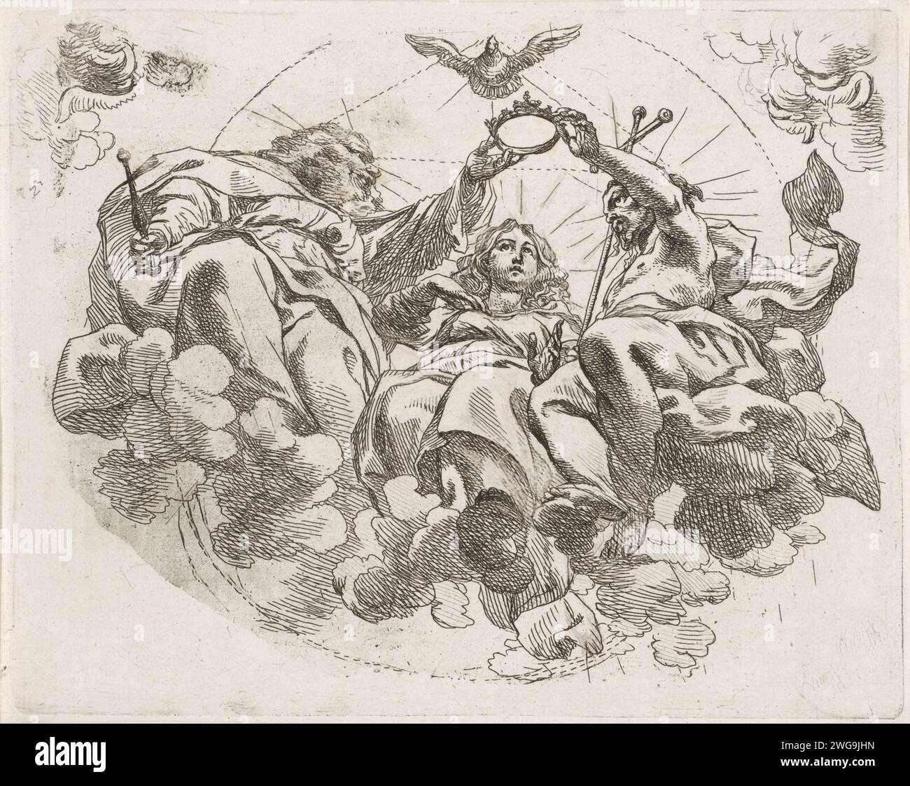 CREANT OF MARIA, Cornelis Schut (I), 1618 - 1655 print God the Father ...