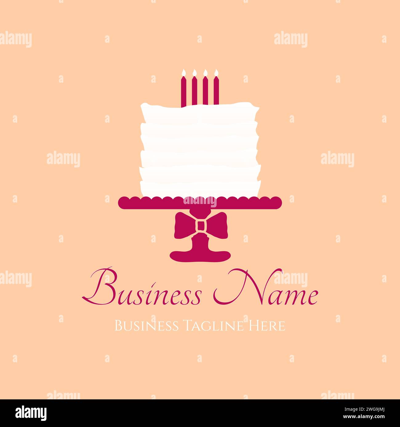Cute bakery logo hi-res stock photography and images - Alamy