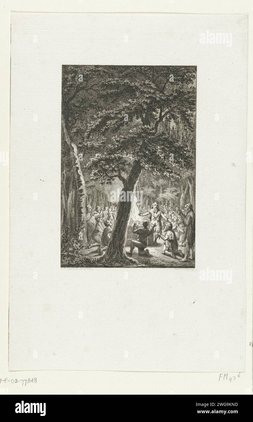Religious exercise in the Batavians, 1788 - 1790 print Religious ...
