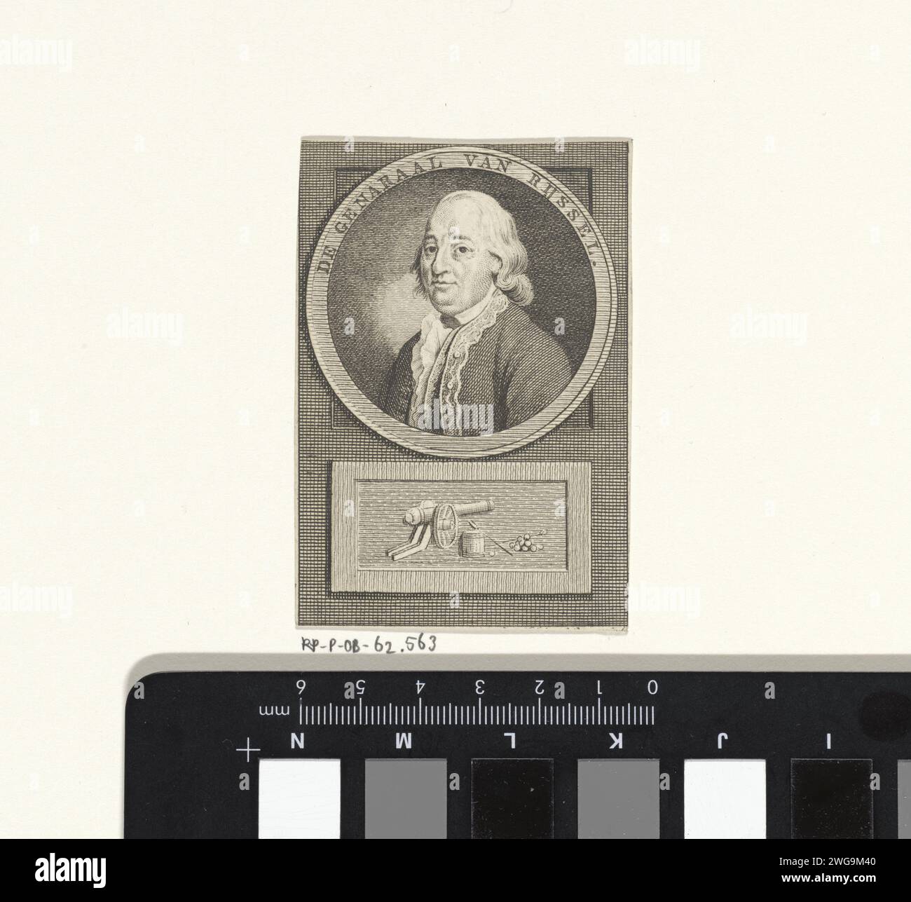 Portrait of Albert van Ryssel, Reinier Vinkeles (I), After Jacobus Buys ...