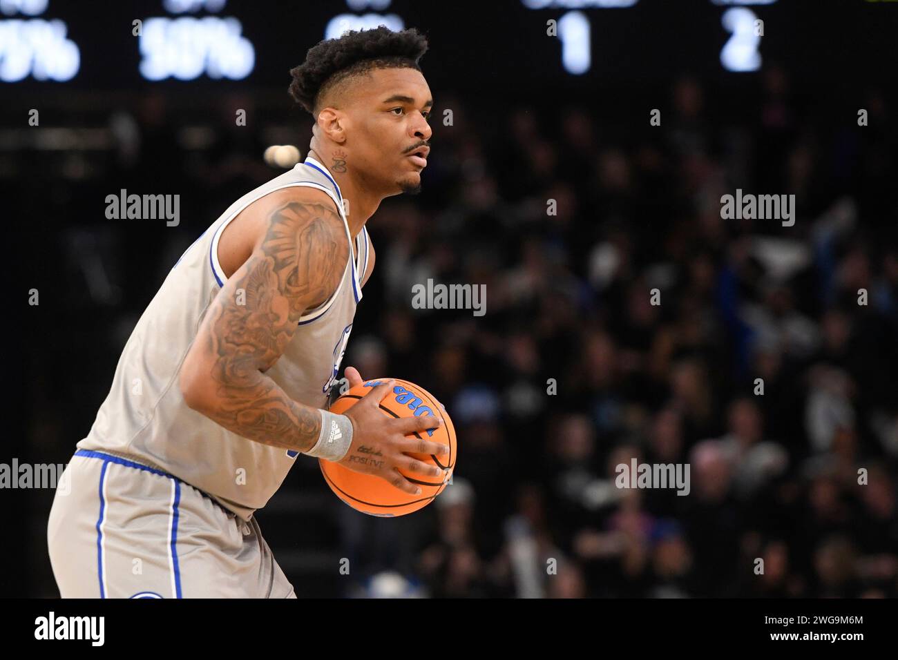 TERRE HAUTE, IN - FEBRUARY 03: Drake Bulldogs Forward Darnell Brodie ...