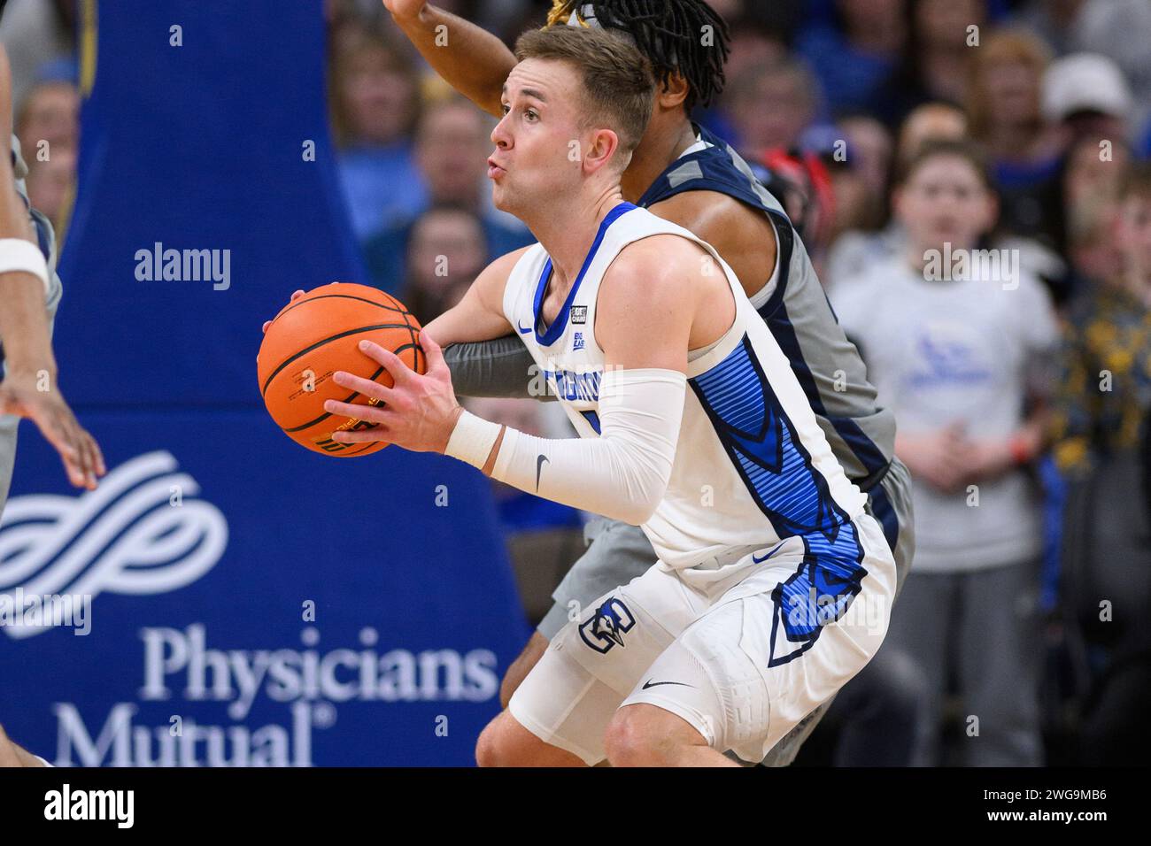 OMAHA, NE - FEBRUARY 02: Creighton Bluejays guard Steven Ashworth (1 ...