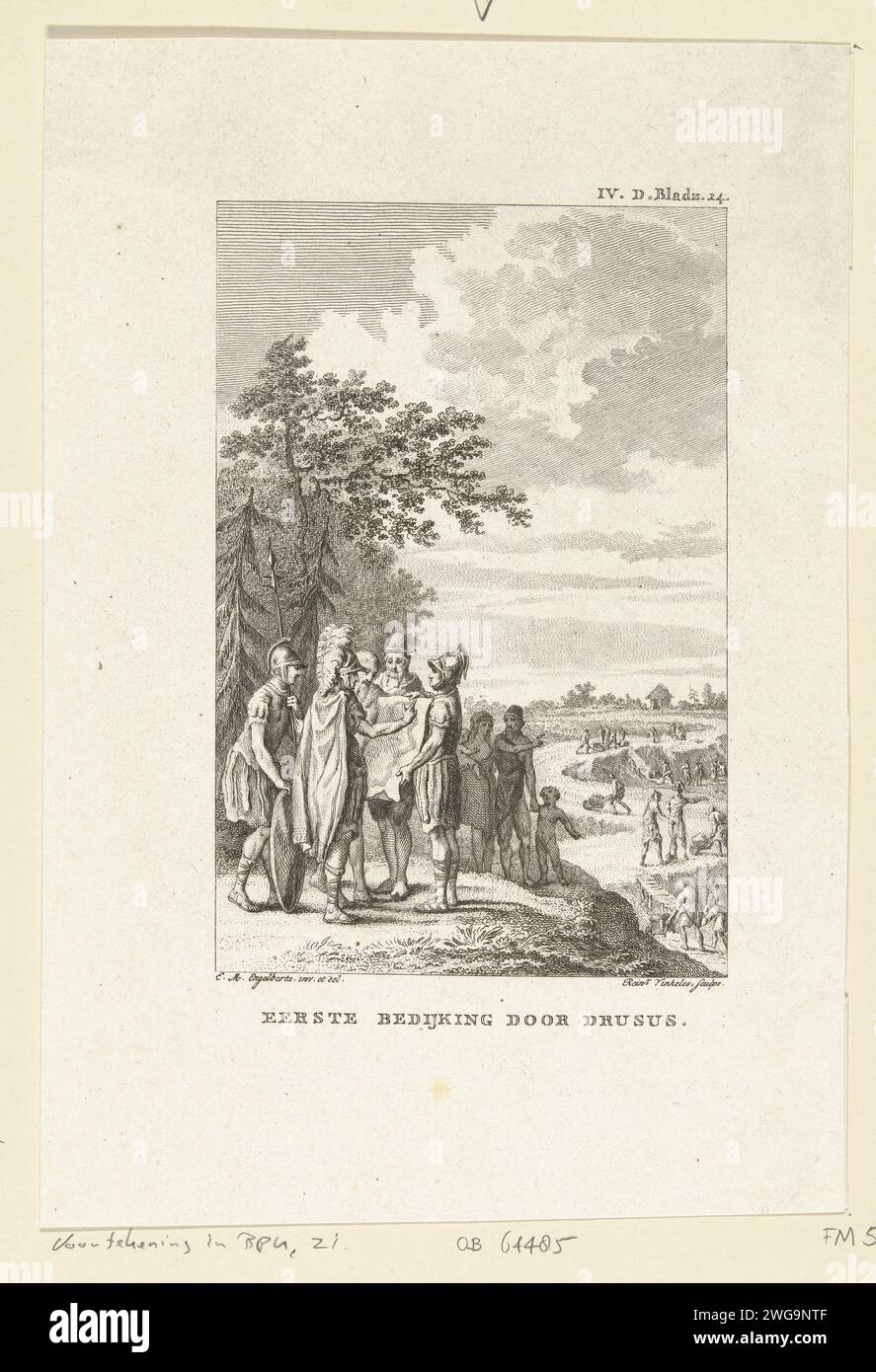 First District by Drusus, ca. 15 BC, Reinier Vinkeles (I), After ...