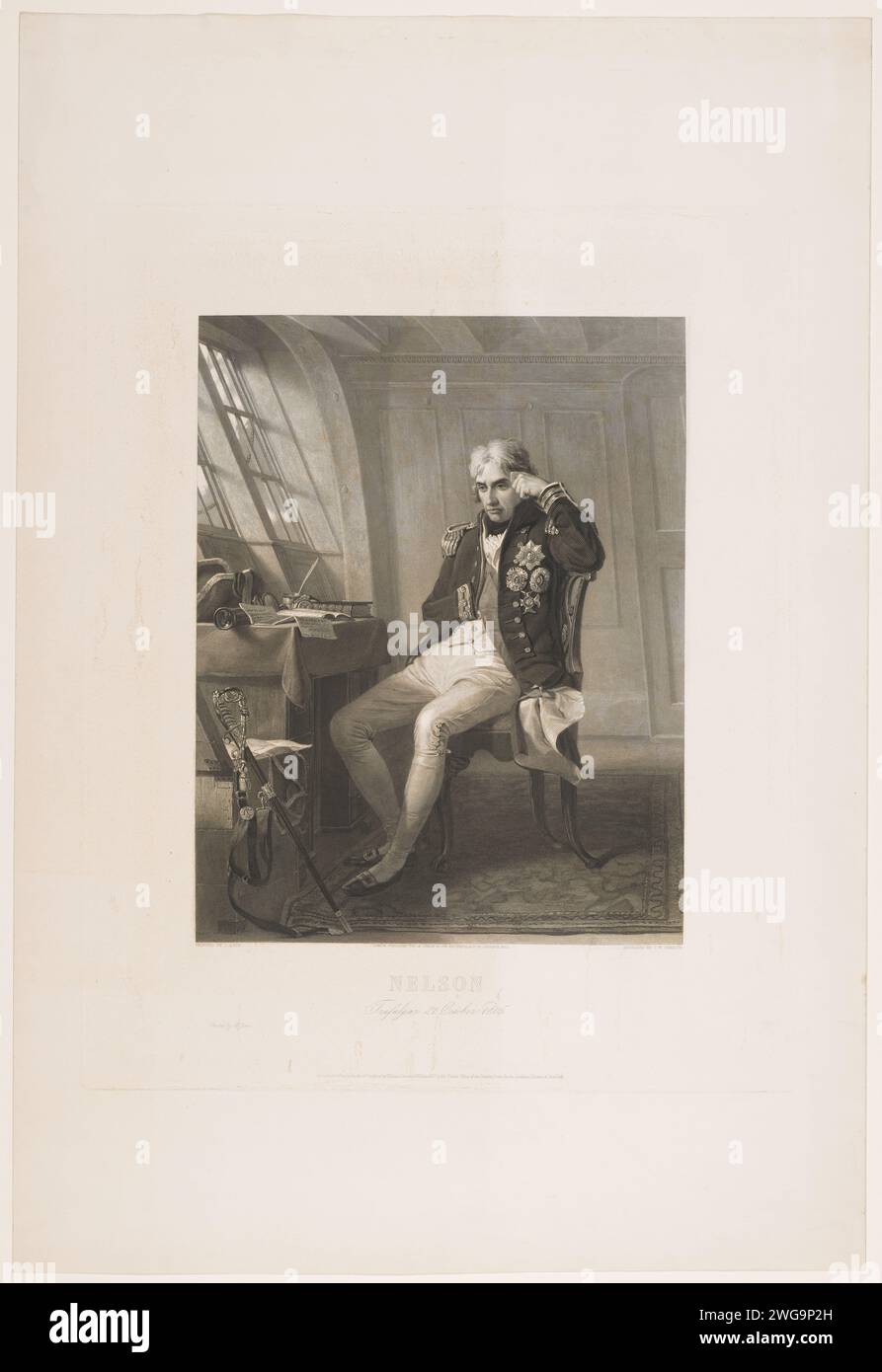 Admiraal Nelson, for the Battle of Trafalgar, Charles William Sharpe ...