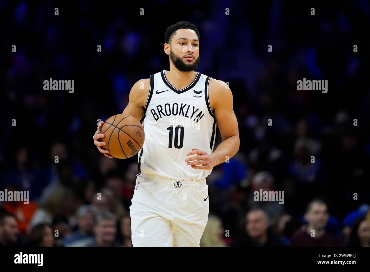 Brooklyn Nets' Ben Simmons plays during an NBA basketball game ...