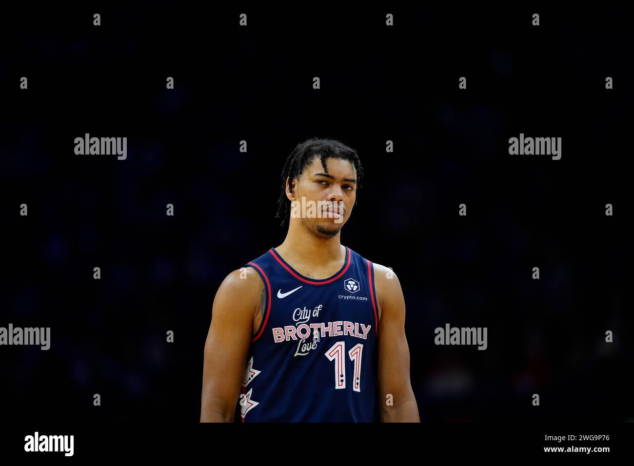 Philadelphia 76ers' Jaden Springer plays during an NBA basketball game ...