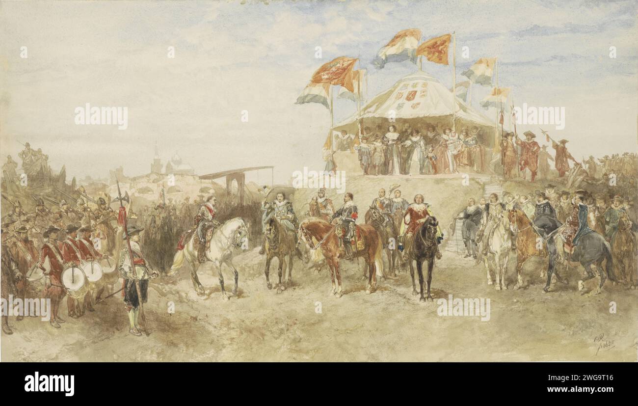 The departure of the Spanish garrison from Den Bosch after the ...