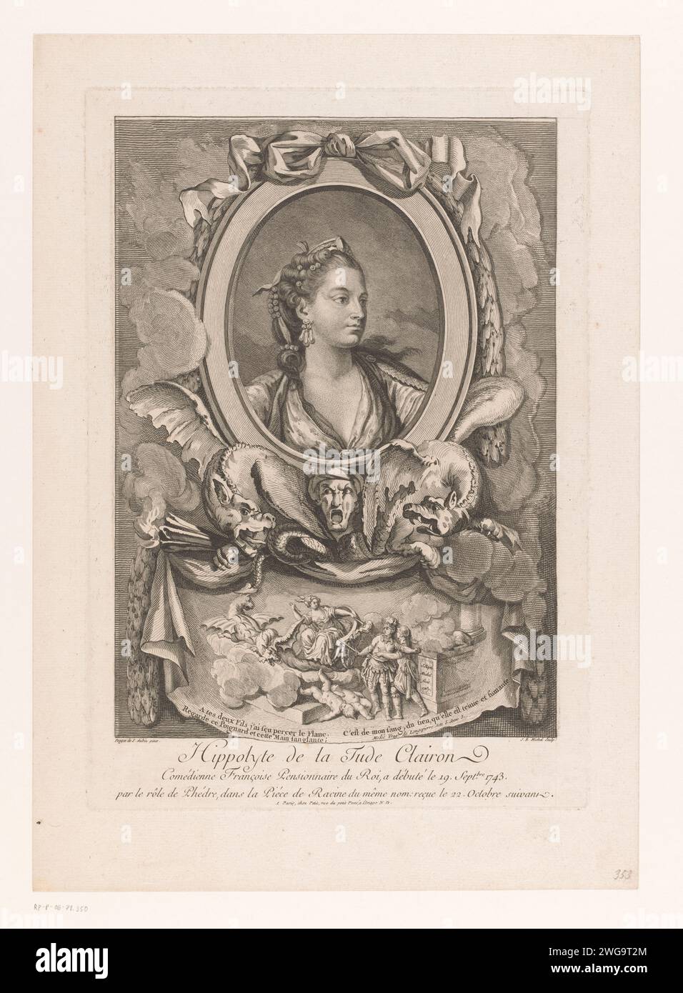 Mademoiselle clairon portrait hi-res stock photography and images - Alamy