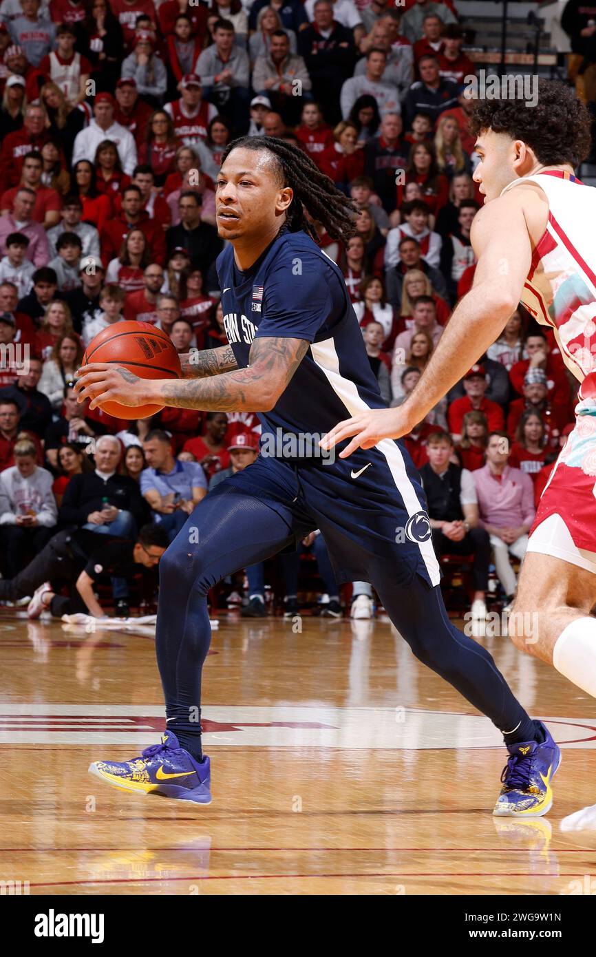 BLOOMINGTON, IN - FEBRUARY 03: Penn State Nittany Lions guard Ace ...