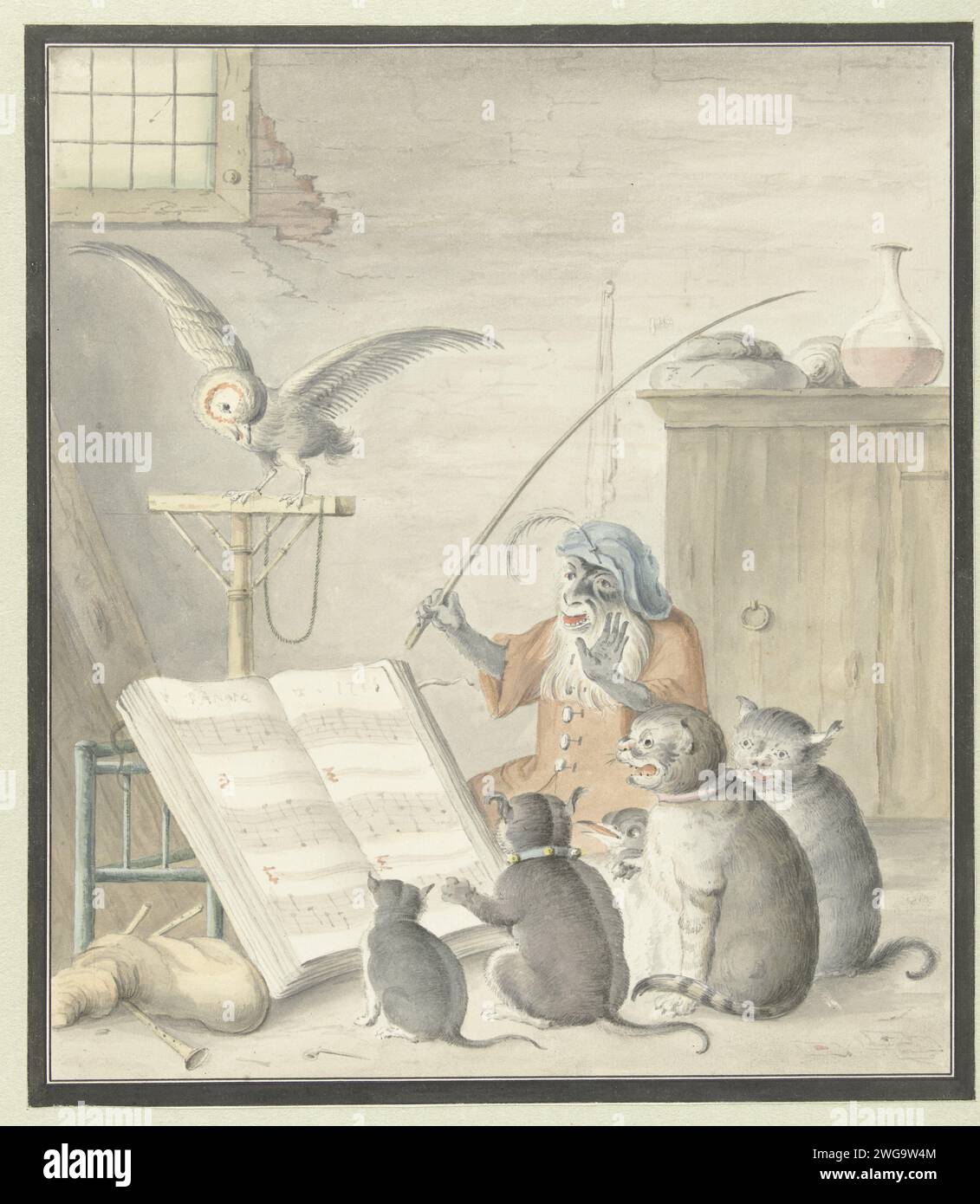 Interior Met Ketrtconcert, Cornelis Seftelven (POSSIBLY), AFTER ...