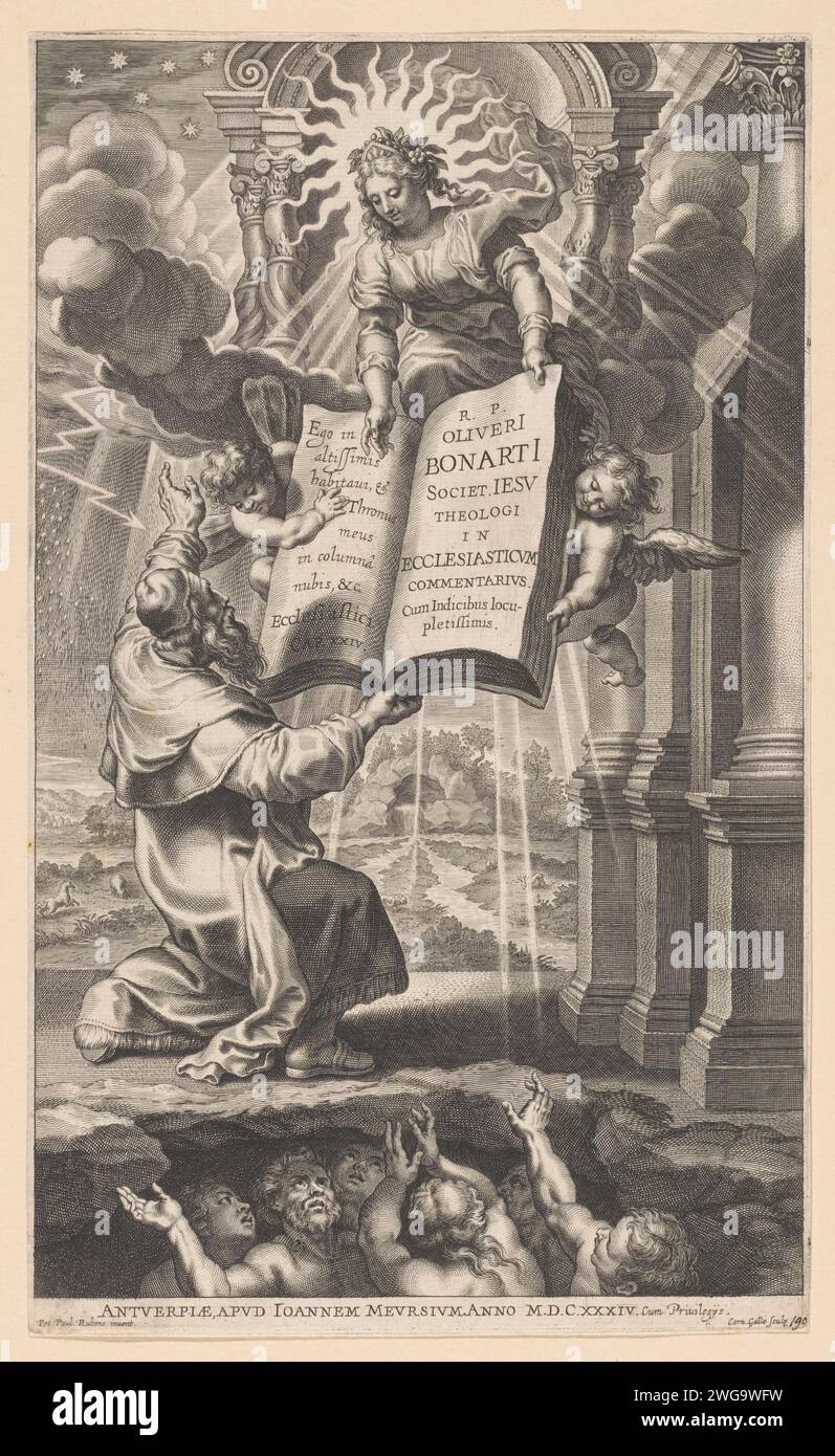 Jesus Sirach and the personification of Divine Wisdom, Cornelis Galle ...