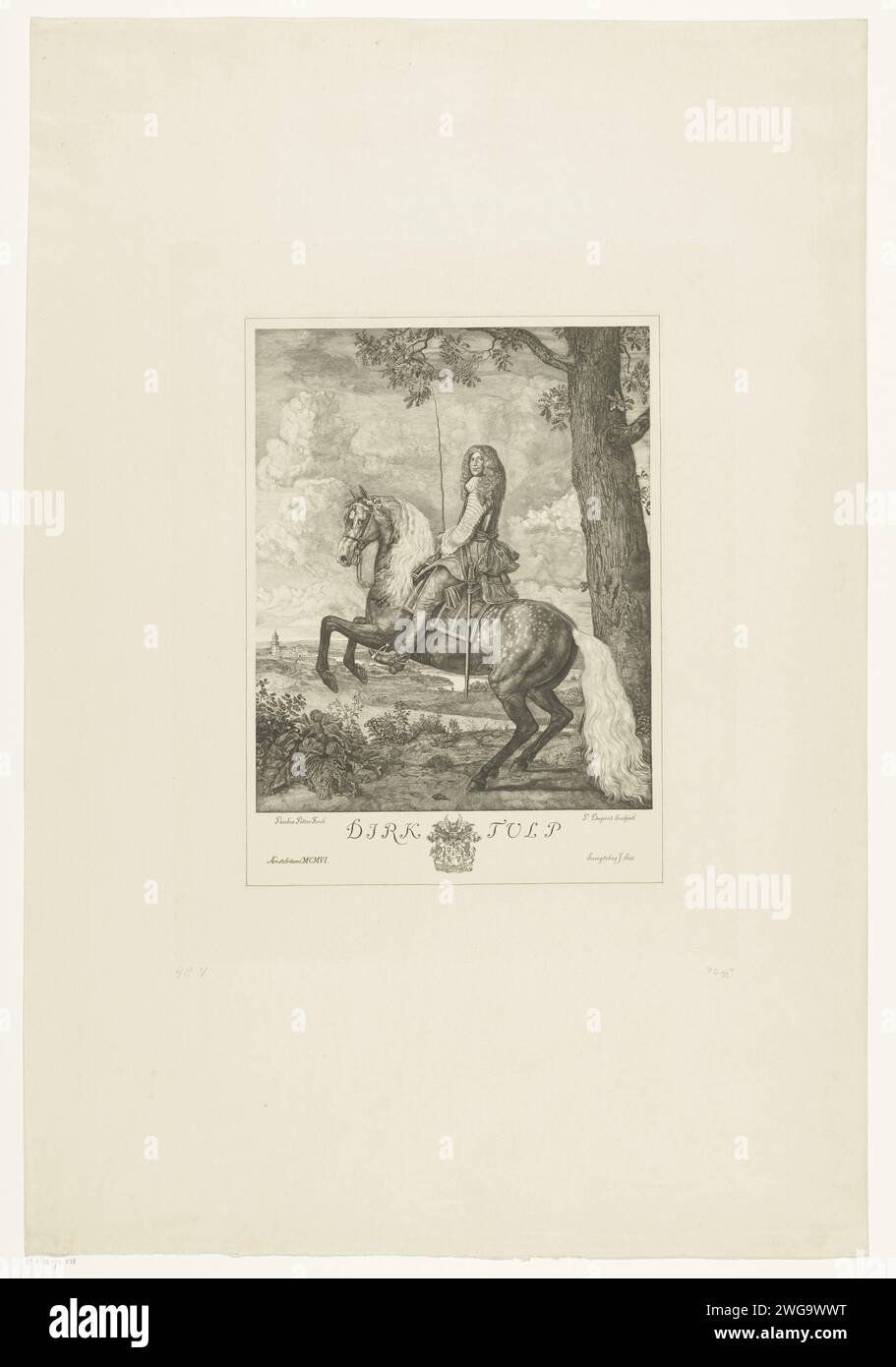Bridle portrait of Dirk Tulp, Pieter Dupont, after Paulus Potter, 1906 ...