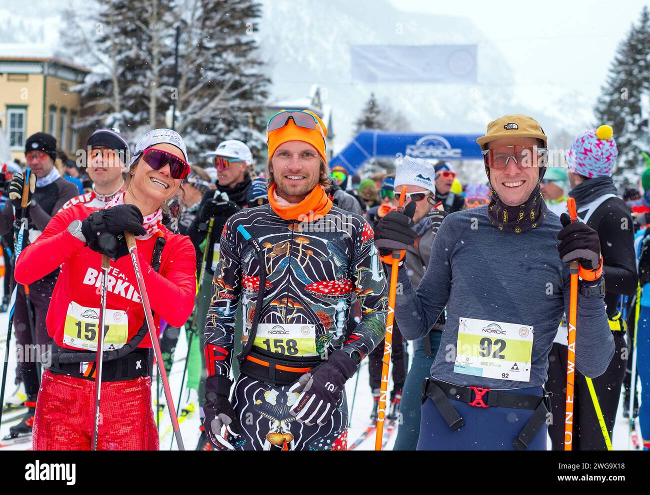 Crested Butte, United States. 03rd Feb, 2024. February 03, 2024: Nordic ...