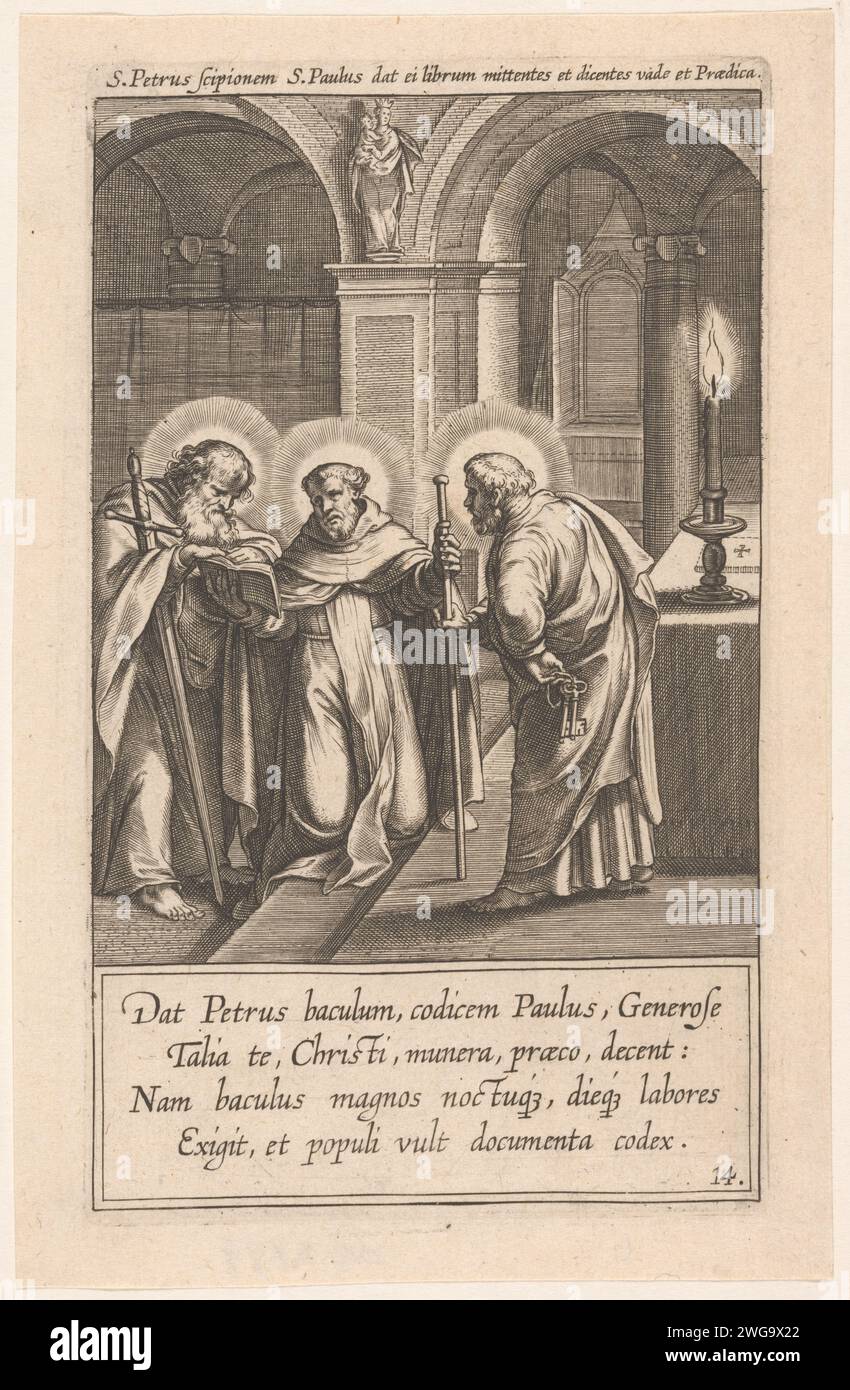 Vision of the Holy Dominicus about the Apostles Peter and Paulus ...