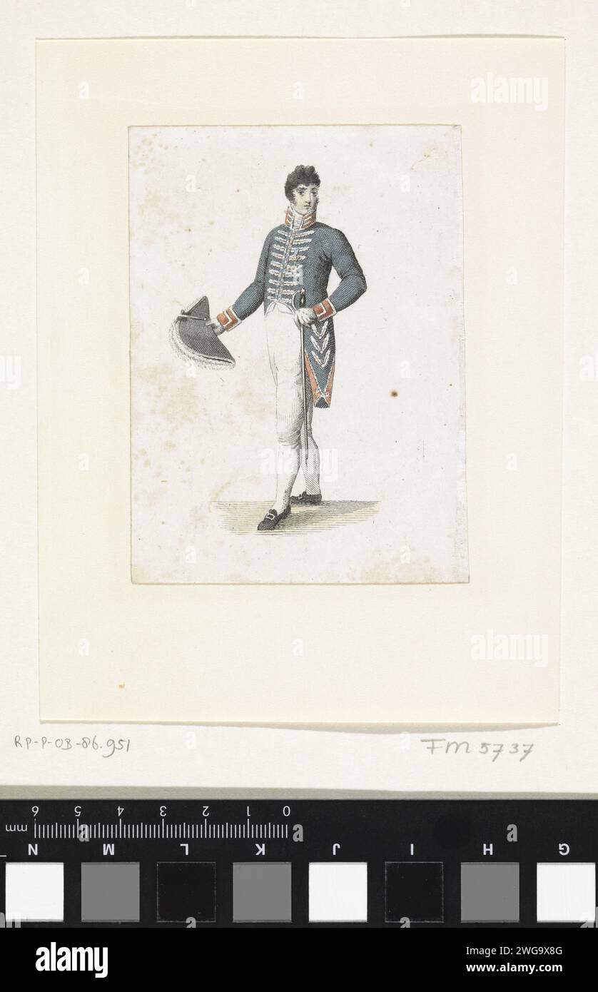 Man dressed in the costume of the Order of the Union, Anonymous, 1807 ...
