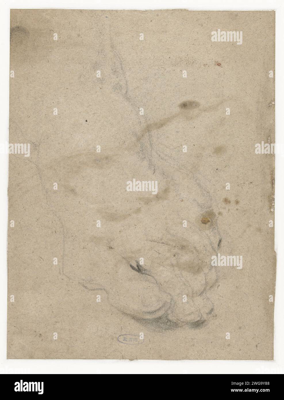 Voet, Anthony Van Dyck (attributed to), 1610 - 1641 drawing paper ...