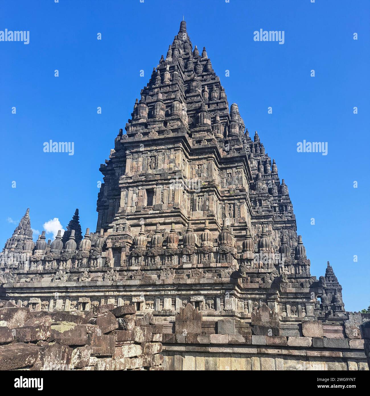 Hindu Temple in Prambanan complex, Indonesia Stock Photo - Alamy