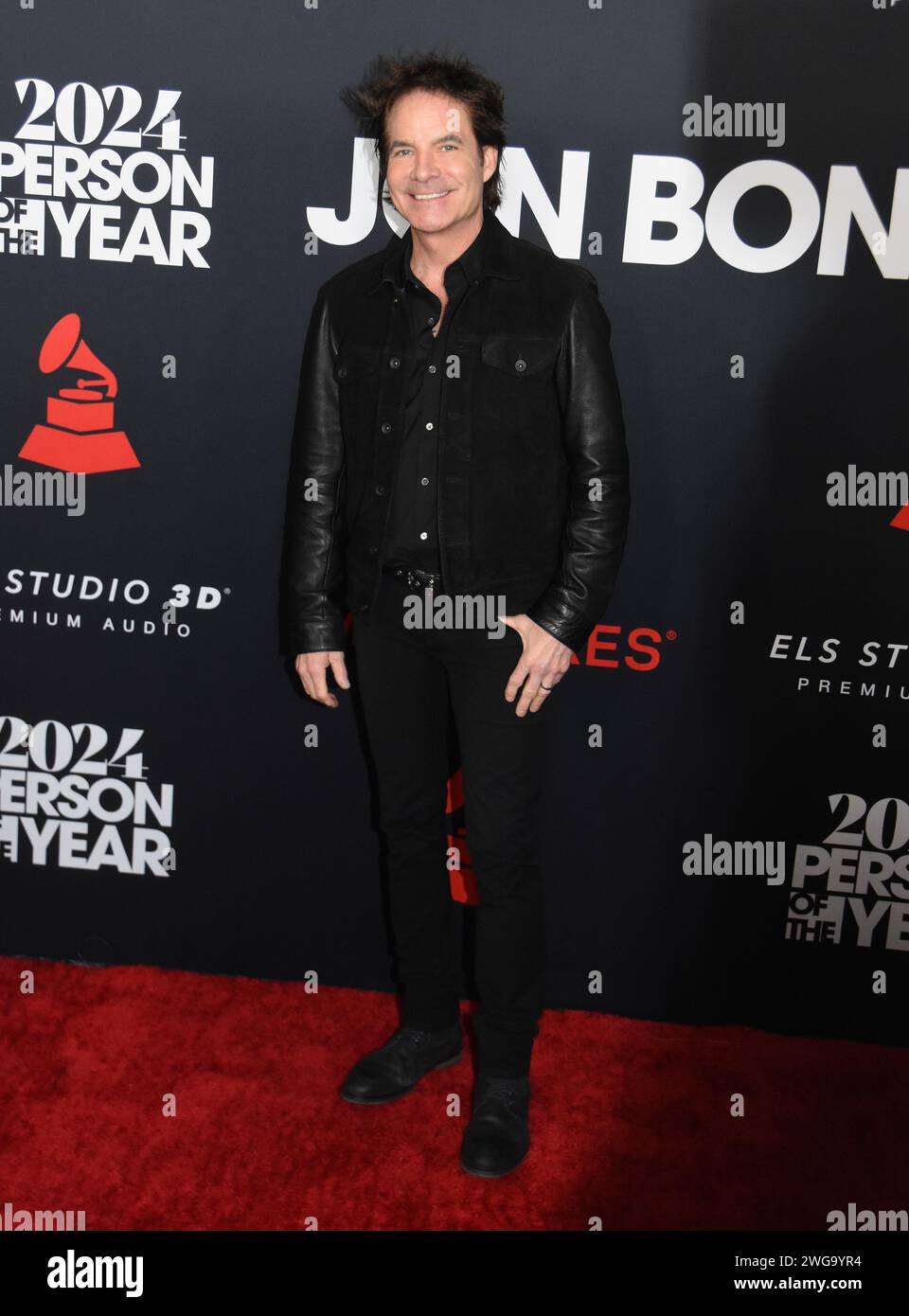 Los Angeles, California, USA 2nd February 2024 Singer Pat Monahan of ...