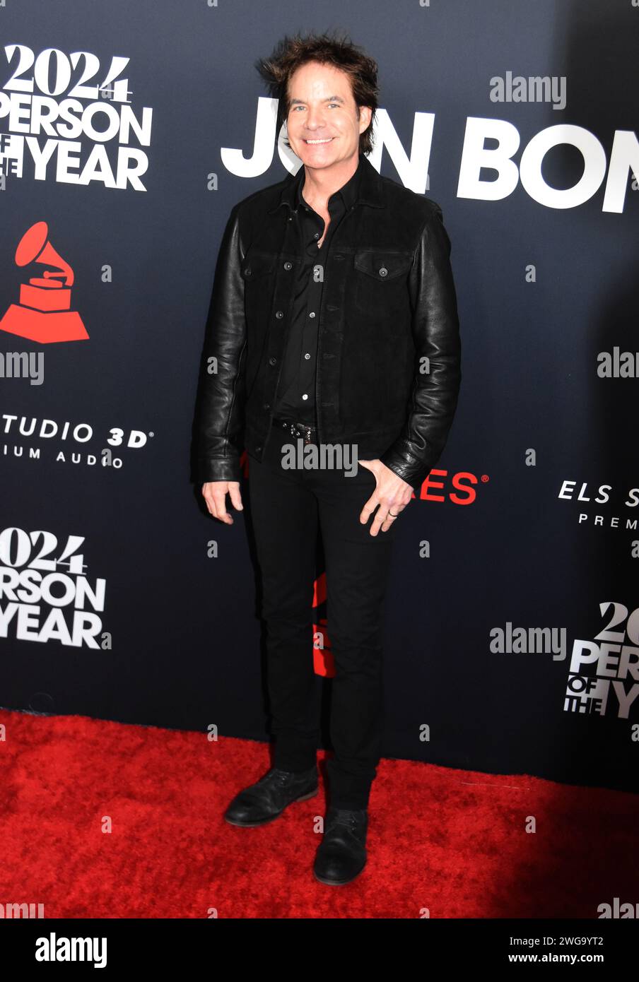 Los Angeles, California, USA 2nd February 2024 Singer Pat Monahan of ...