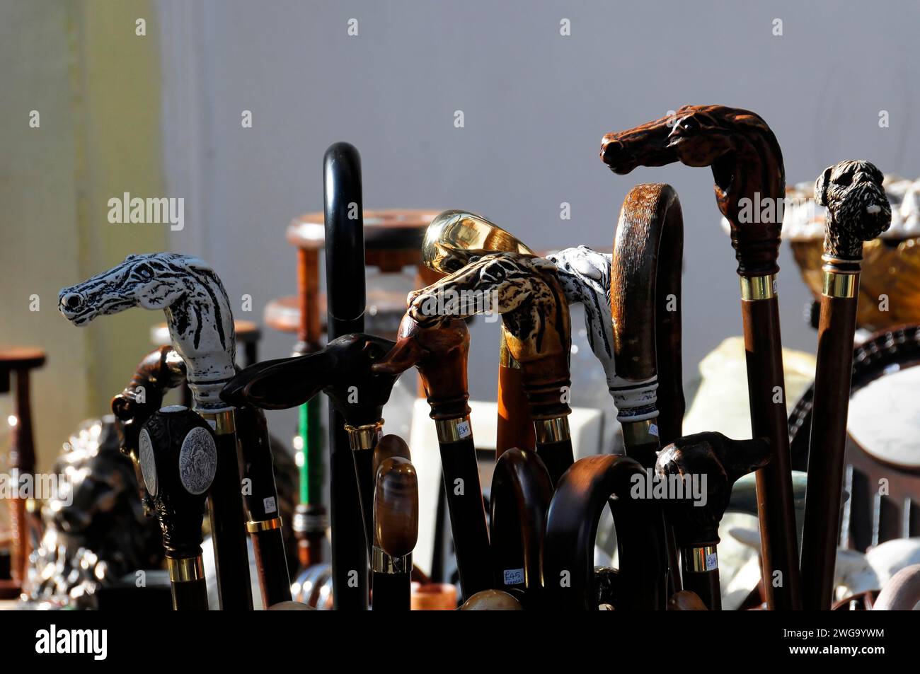 Flea market, Portobello Road, London, England, Great Britain Stock ...