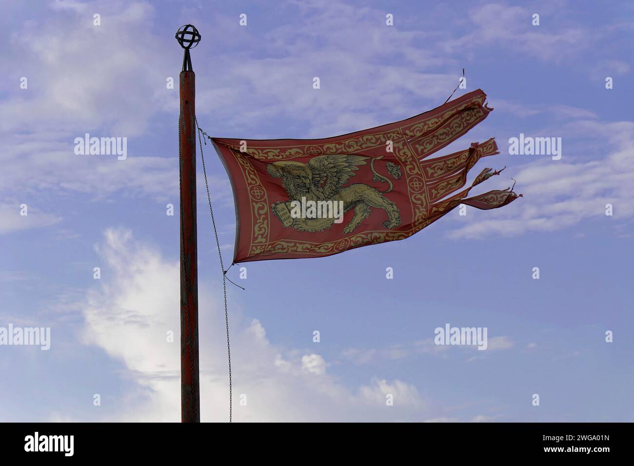 Venice flag hi-res stock photography and images - Alamy