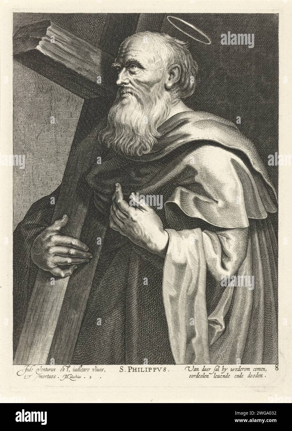 Apostle Filippus, Nicolaes Ryckmans, after Peter Paul Rubens, 1616 ...