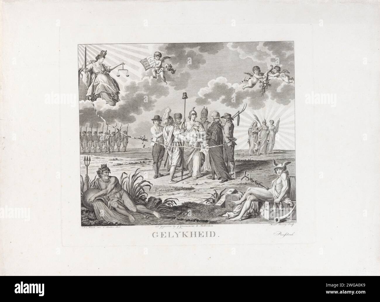 Allegory on equality, 1795, 1795 print Allegory on Equality, 1795 ...