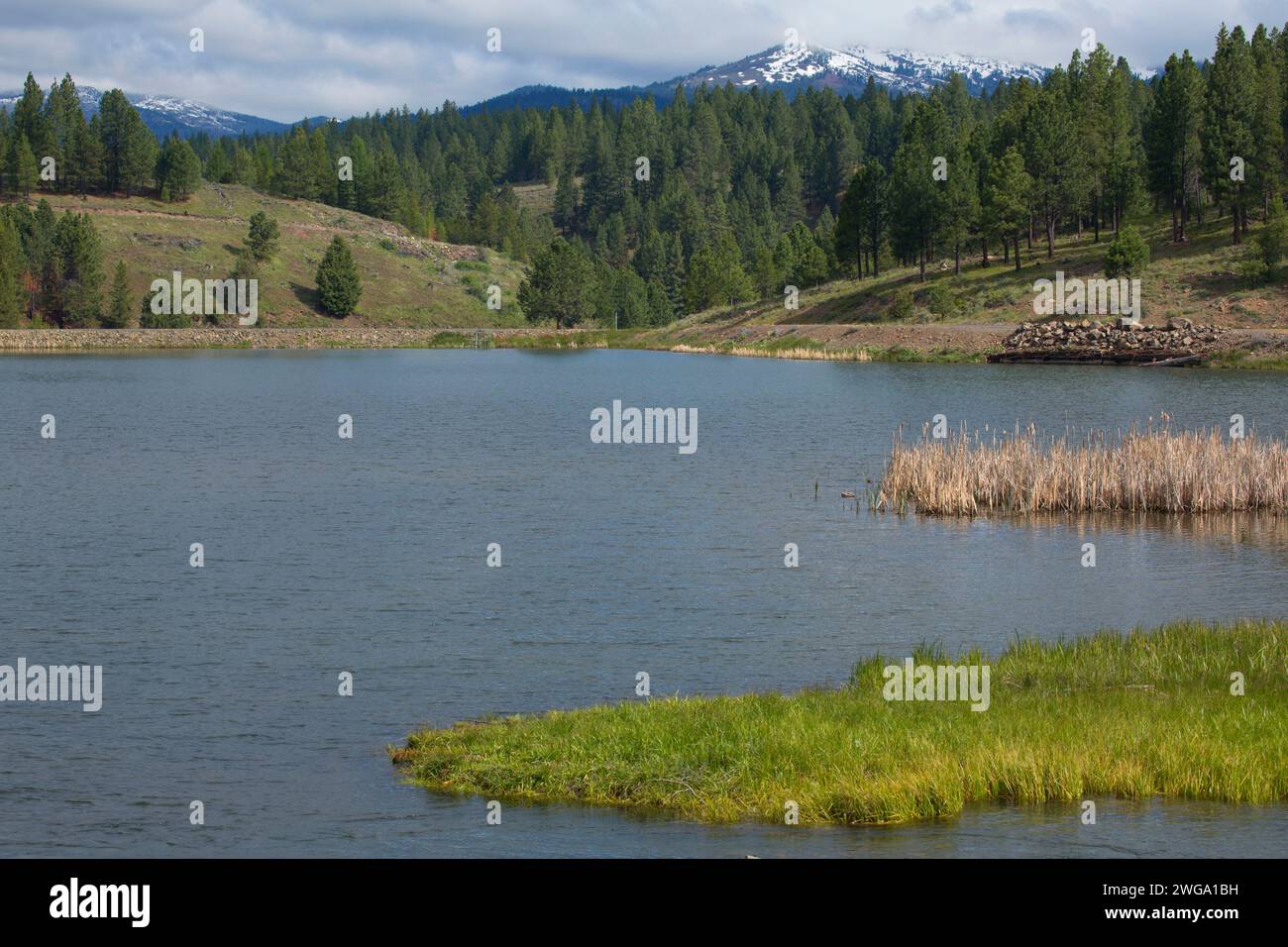 Bates Pond, Bates State Park, Oregon Stock Photo - Alamy