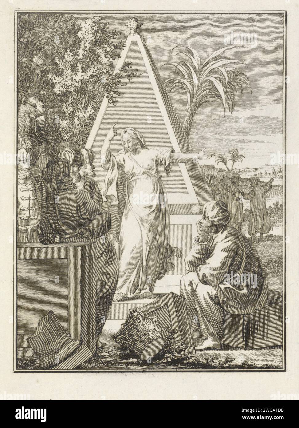 Title page for: 'contemporary history of Turks, part 4', 1766, Reinier ...